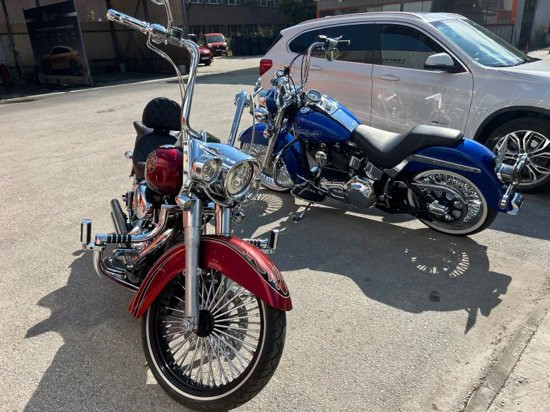 Harley-Davidson Softail Chicano style custom 100/100 бройка в ...